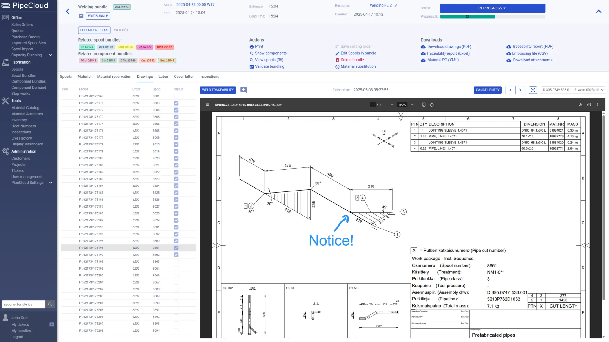 What is a Manufacturing Execution System (MES) for pipe fabrication? - PipeCloud